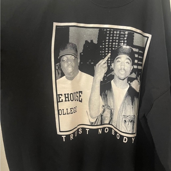 Tops | 2x Tupac Shakur Sweatshirt Trust Nobody Retro Gangsta Rap Middle ...
